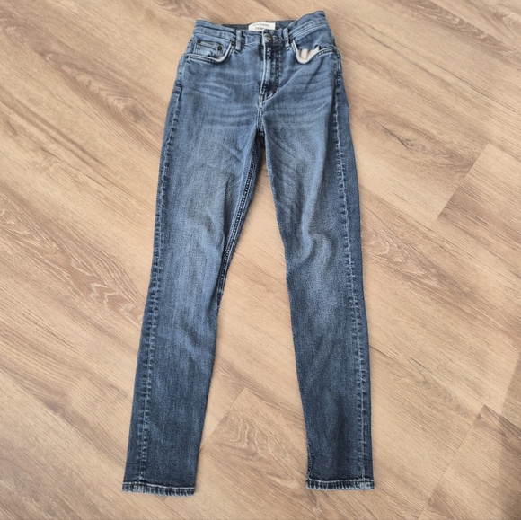 Reformation | Jeans | Reformation Dark Blue High Rise Jean 25 | Poshmark